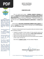 How To Get Covid19 Certification From Bureau of Quarantine | PDF
