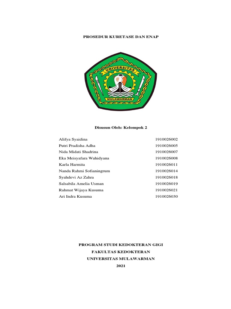 Prosedur Kuretase dan ENAP Periodontal | PDF