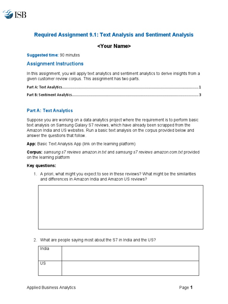 Required Assignment - Template | PDF | Analytics | Communication