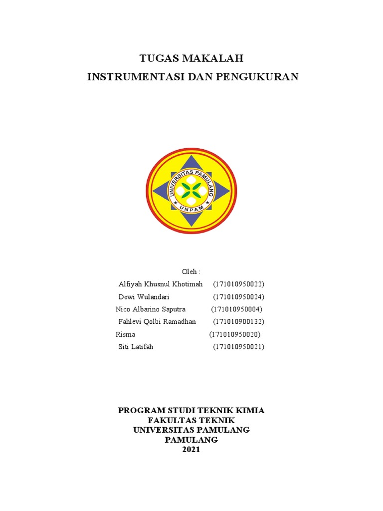 Dasar-Dasar Instrumentasi dan Pengukuran | PDF