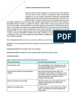 Osmolarity of A Potato Lab | PDF | Osmosis | Physical Sciences