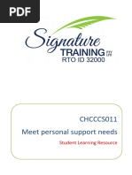 FB - CHCCCS038-Learner Workbook - V1.0 | PDF | Educational Assessment ...