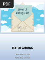 Letter of Placing Order | PDF