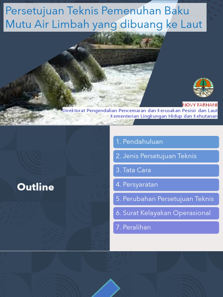 Persetujuan Teknis Air Limbah Laut | PDF