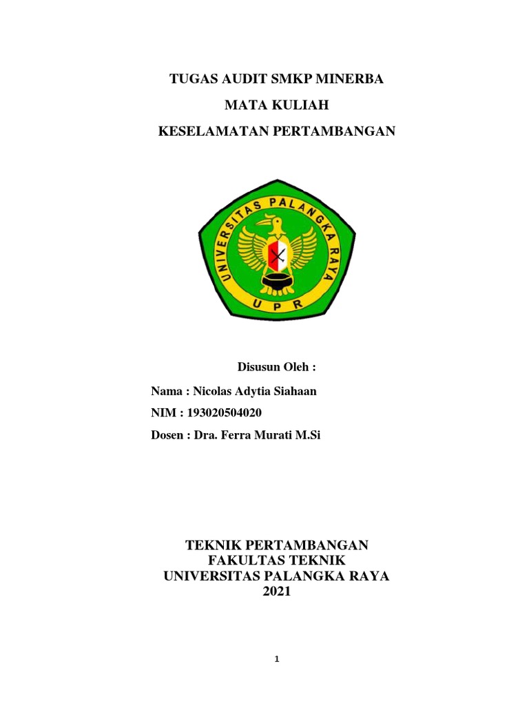 Audit SMKP Minerba | PDF