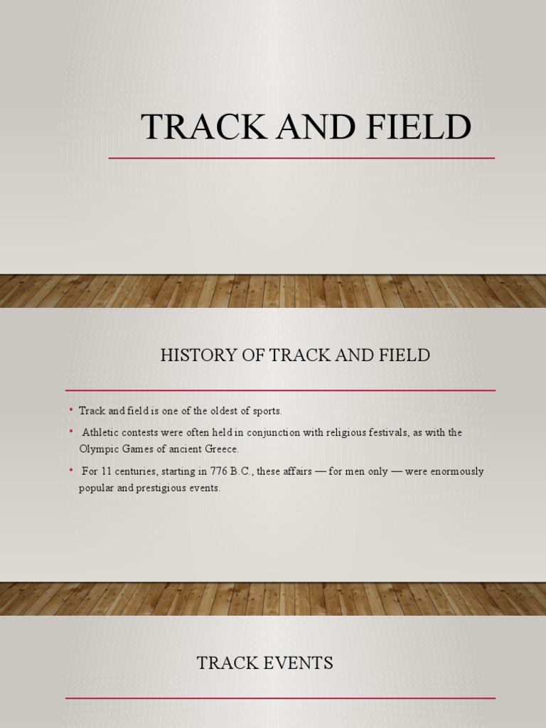 Track and Field | PDF | Track And Field | Hobbies