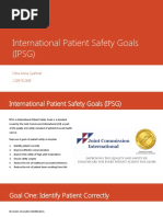 IPSG 1 2020 V1 Presentation | PDF | Patient | Identity Document