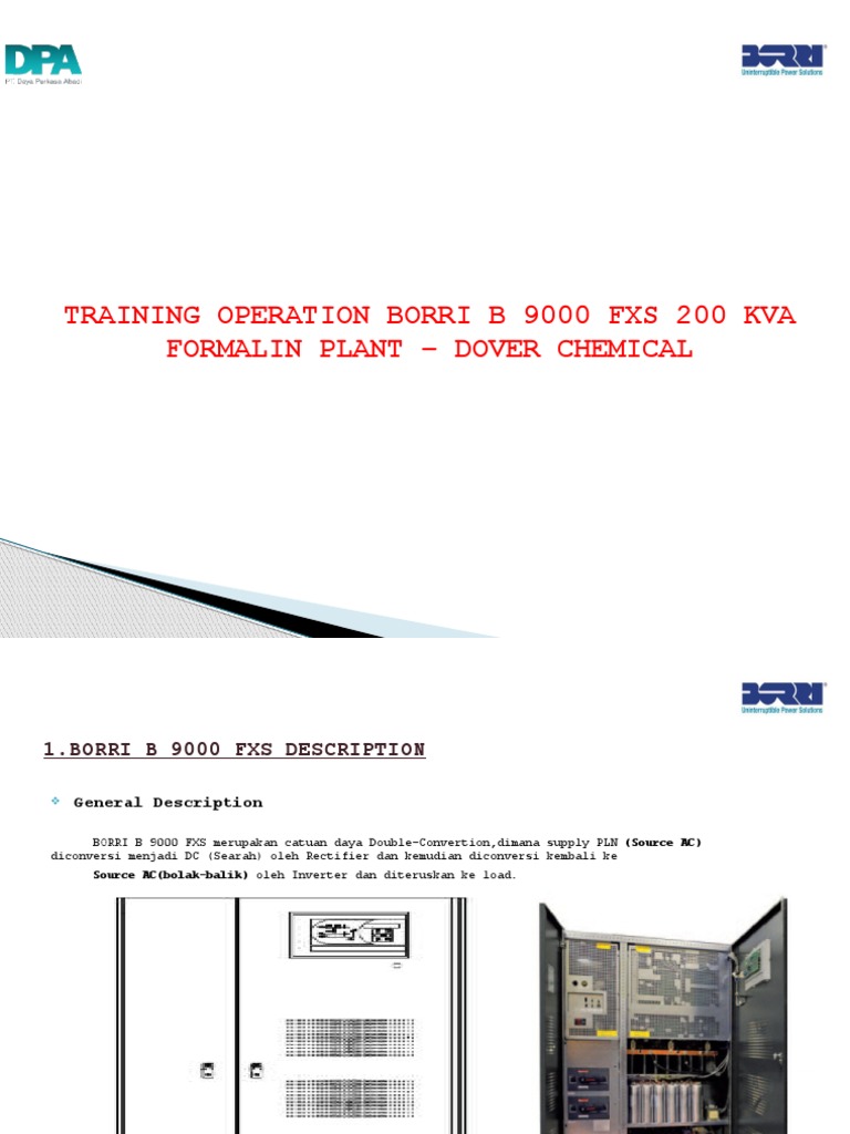 Borri B9000 FXS Training Manual | PDF | Power Inverter | Rectifier