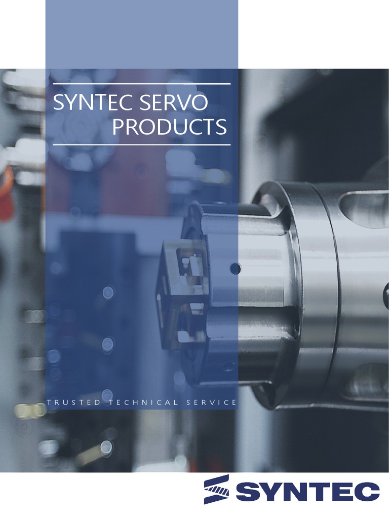 SYNTEC Servo System Catalog | PDF | Electric Motor | Servomechanism