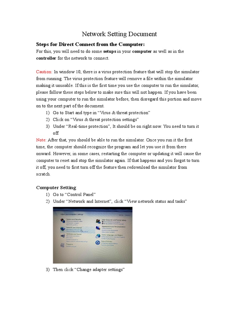 Networking Document Windows 10 | PDF | Ip Address | Computer Network