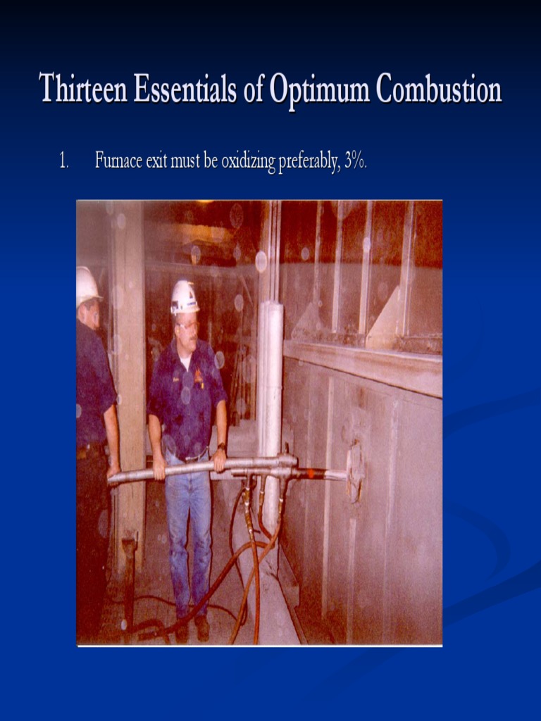 13 Essentials of Optimum Combustion | PDF | Combustion | Applied And Interdisciplinary Physics