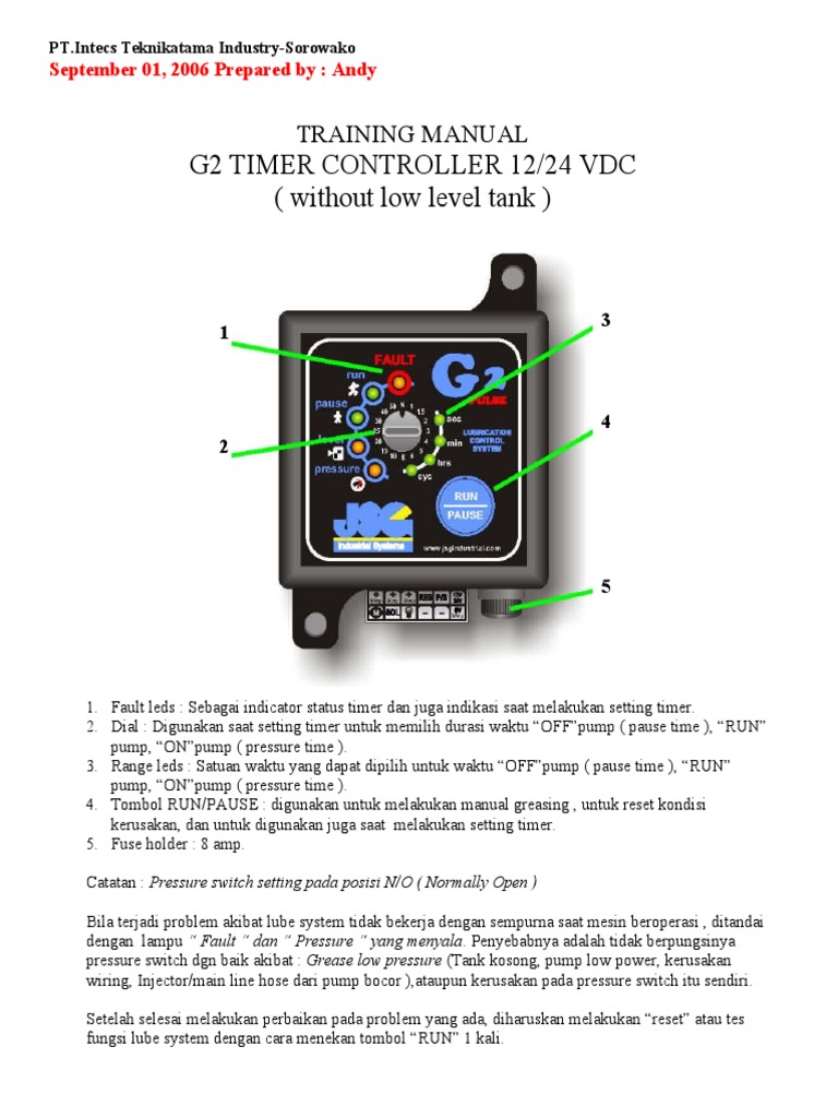 G2 Timer Setting | PDF