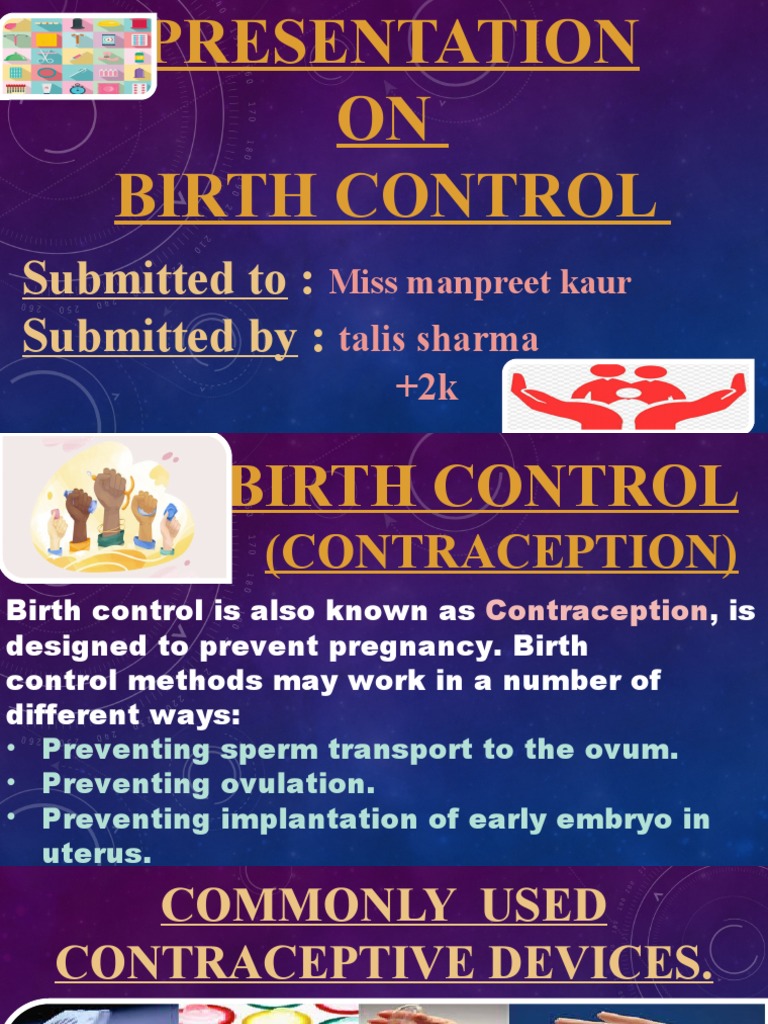 Talis Sharma +2k Birth Control | PDF | Birth Control | Menstrual Cycle