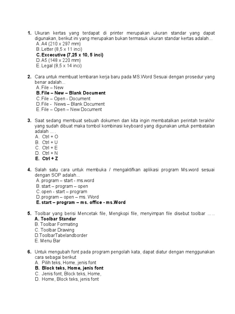 02 Soal Usbn Utama A - Simdig | PDF | Seni