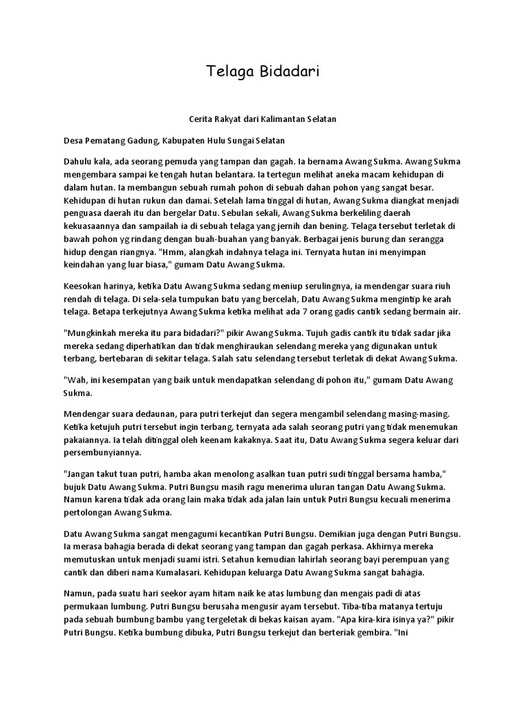 Telaga Bidadari | PDF