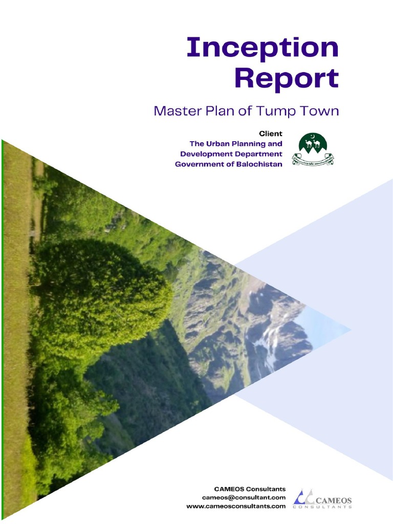 Final Inception Report - Tump Town | PDF | Sustainability | Urban Planning