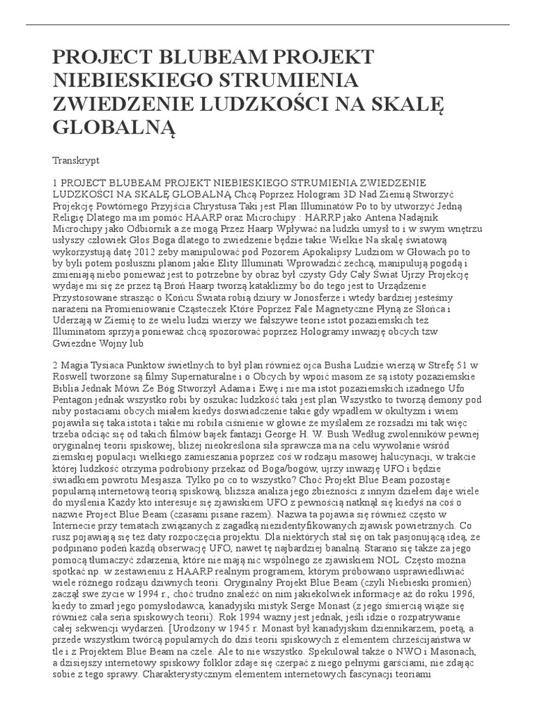 Project Blubeam | PDF