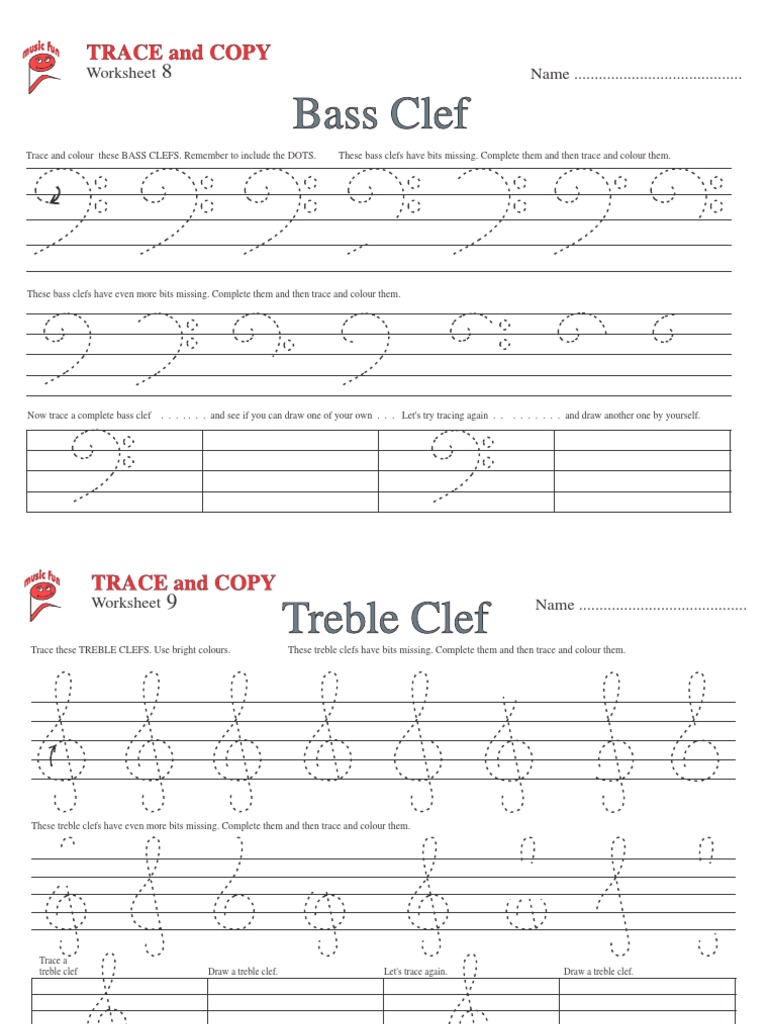 Bass Clef & Treble Clef | PDF
