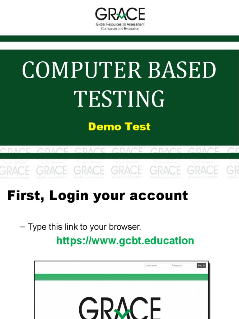 How To Access The Practice Test | PDF