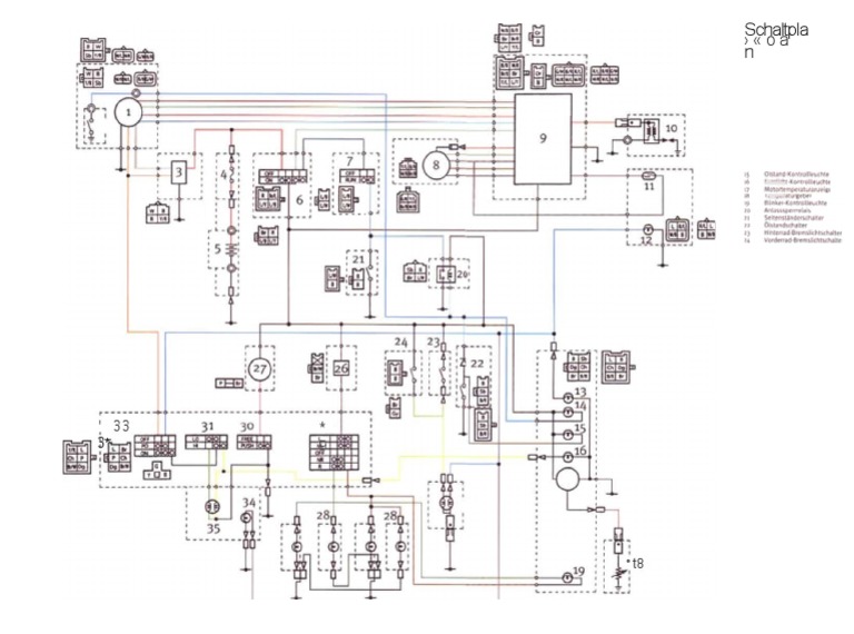 Yamaha DT 125 R TDR 125 93 Wiring Diagram | PDF