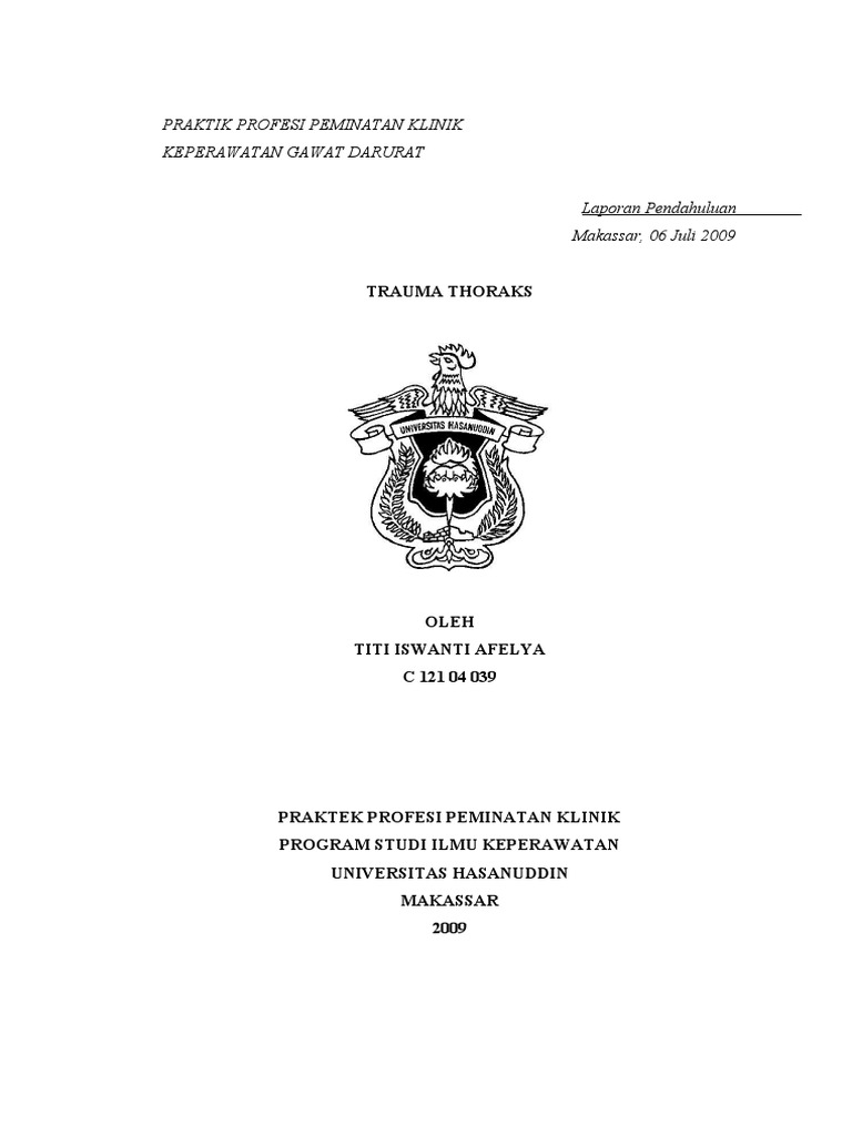 LP Trauma Thorax | PDF