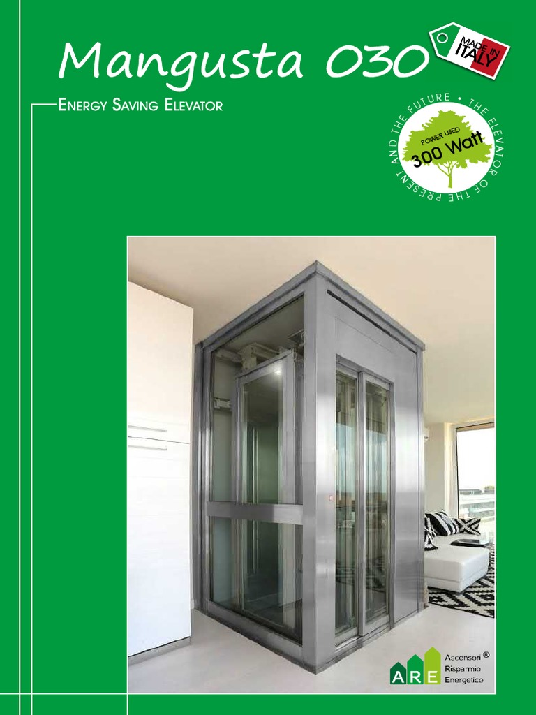 ARE Mangusta Home Lift Brochure | PDF | Elevator | Door