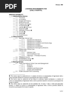 Level 1 Hospital Licensing Requirements | PDF | Nursing | Hospital