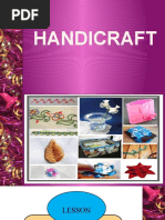 TLE Handicraft Production Module 1 | PDF | Embroidery | Yarn