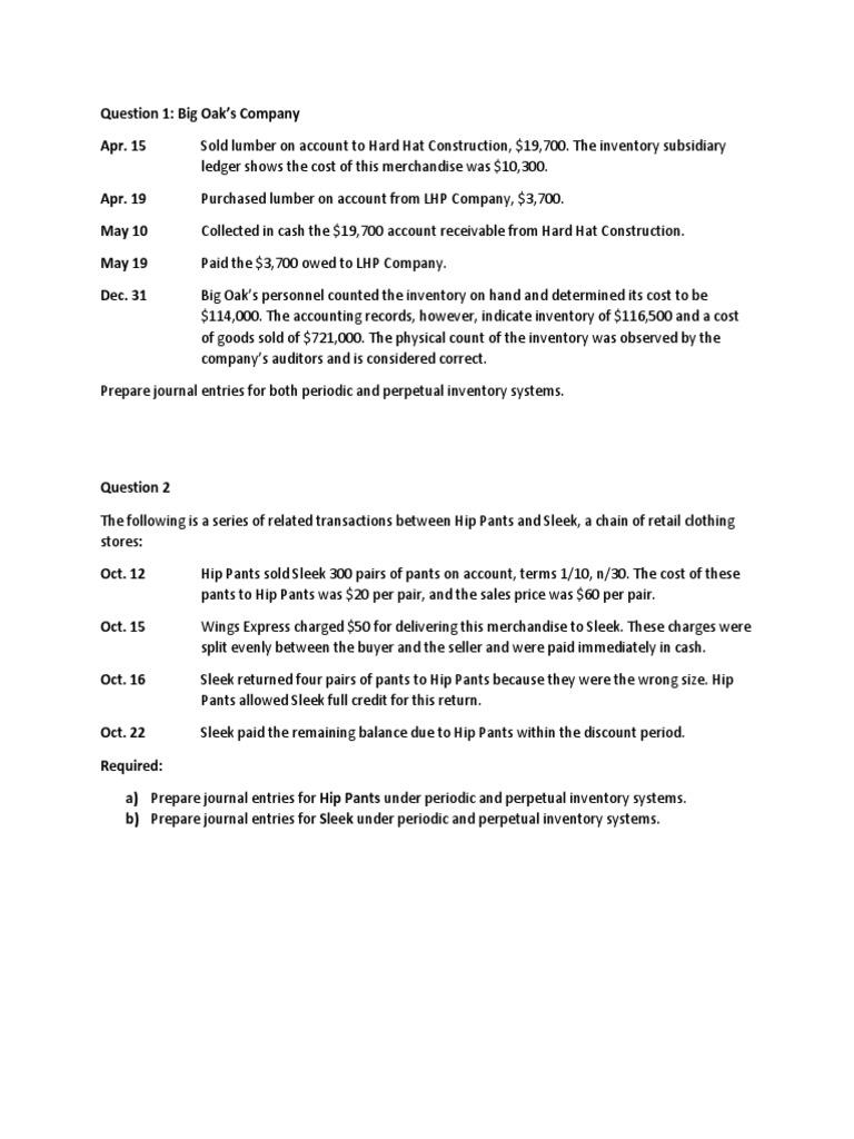 Assignment 4 - Merchandising Operations | PDF | Inventory | Merchandising
