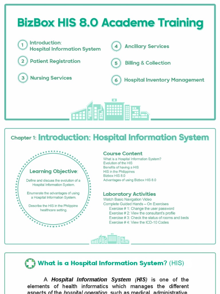 Bizbox 2020 Chapter 1 Slides | PDF | Hospital | Health Informatics