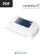 Nihon Kohden Cardiofax S ECG-1250K Brochure | PDF | Electrocardiography ...