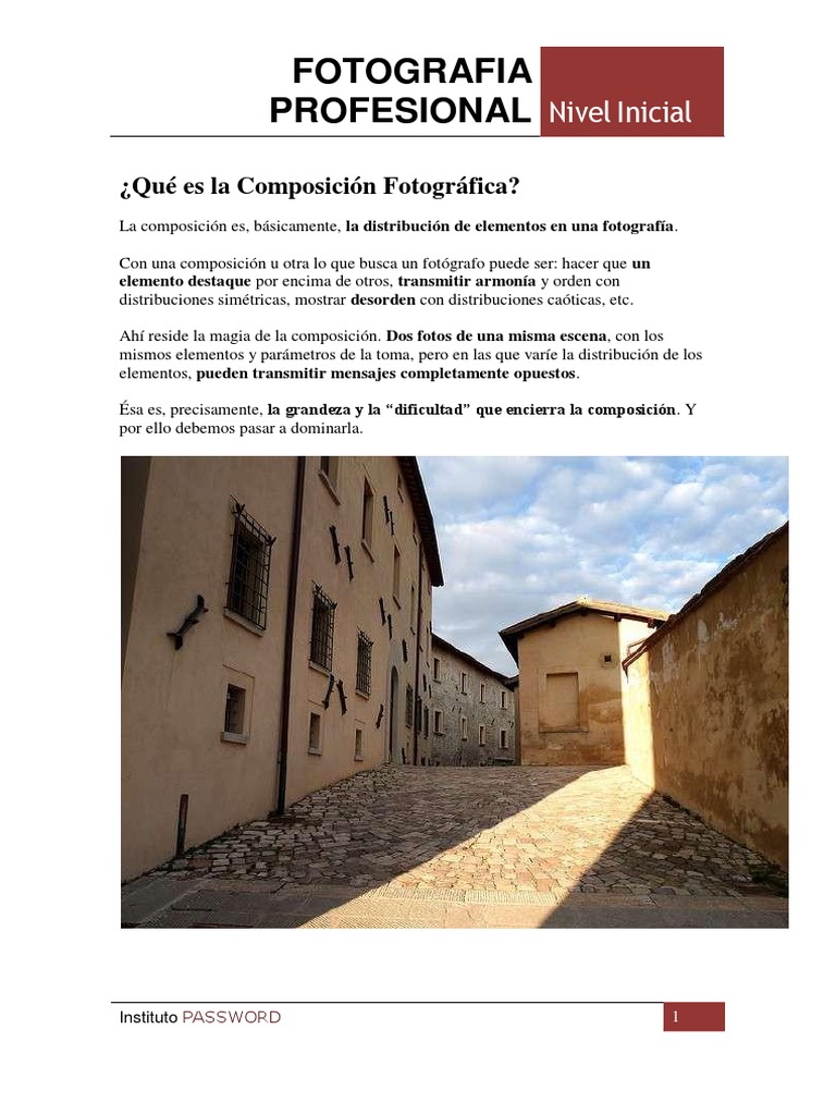 2 - NIV-INICIAL - Encuadre y La Composición Fotográfica | PDF ...