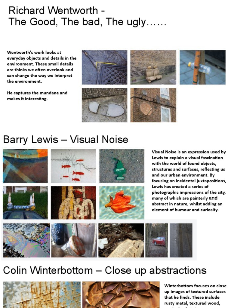 Year 10 Photography Artist Research | PDF | Cognition | Cognitive Science