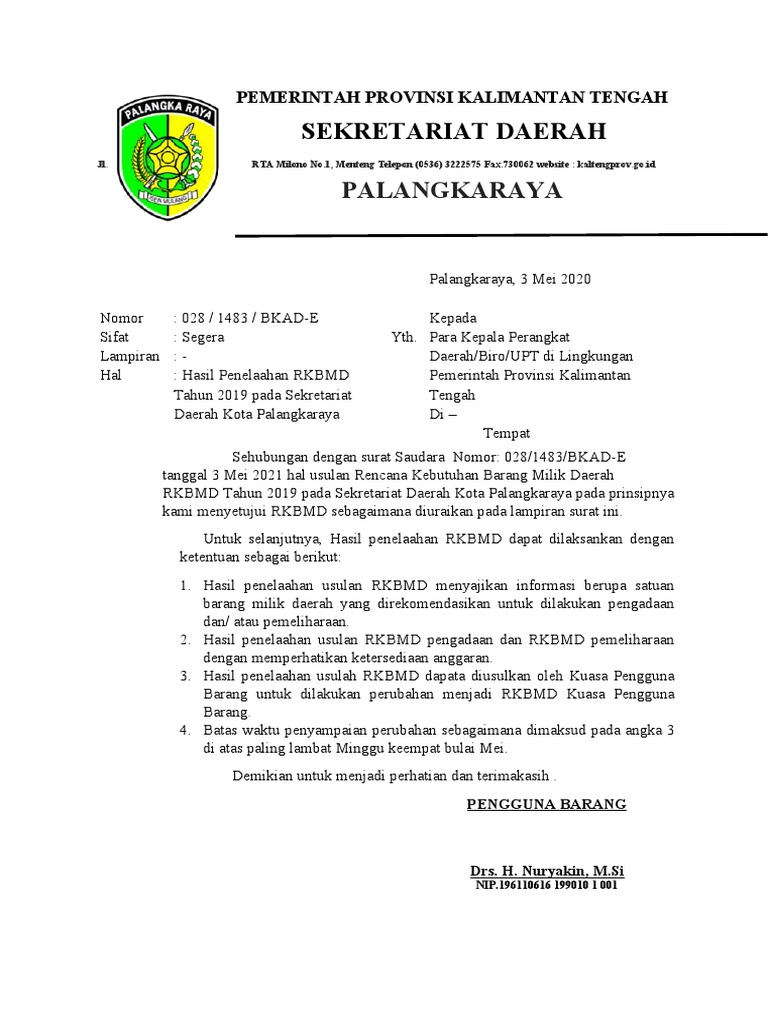 Evaluasi Rencana Kebutuhan Barang Milik Daerah | PDF