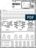 Fichas de Trabajo Preescolar: Mundo ABC | PDF