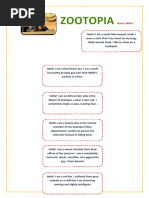 Zootopia Movie Activity Guide | PDF