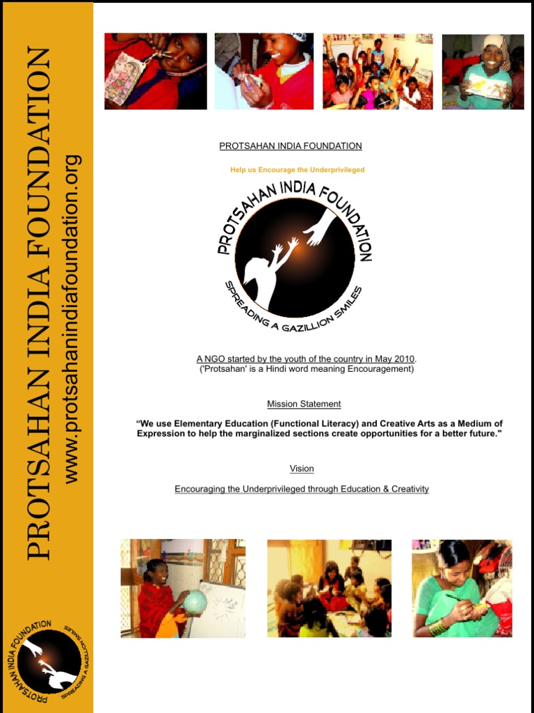 Protsahan India Foundation | PDF | Slum