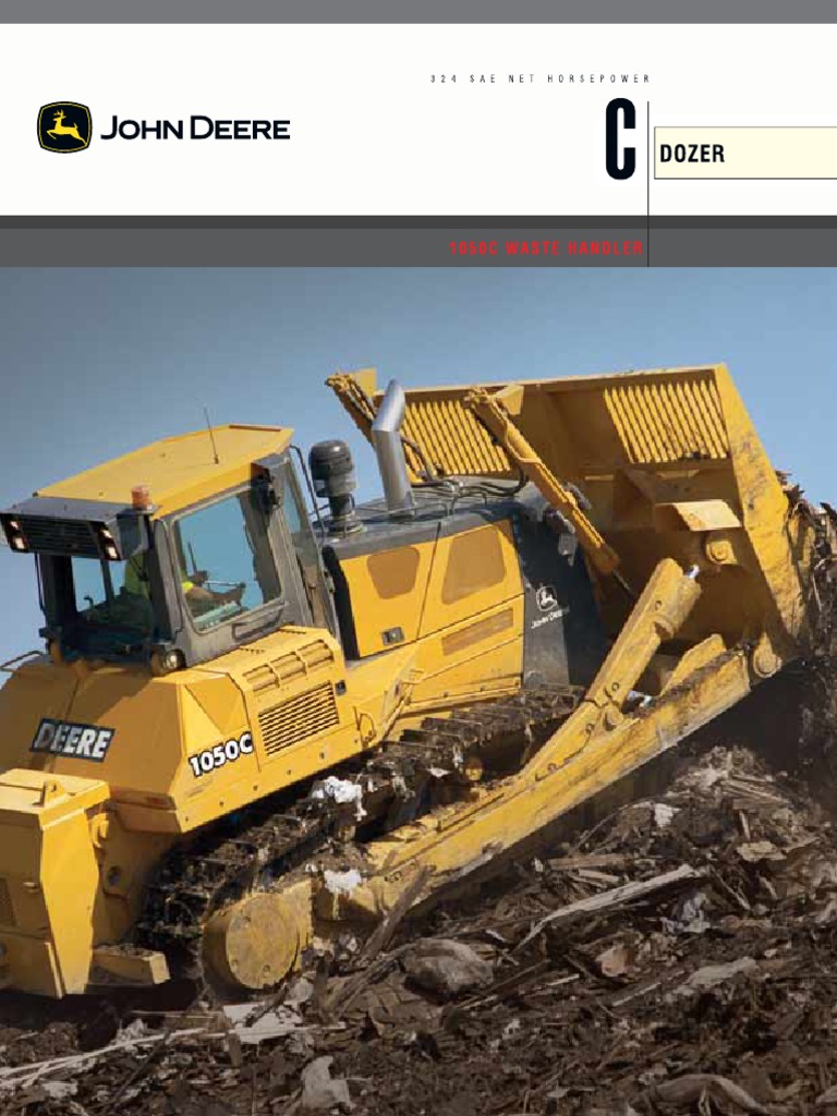 John Deere 1050c Manual de Usuario | PDF | Brake | Transmission (Mechanics)