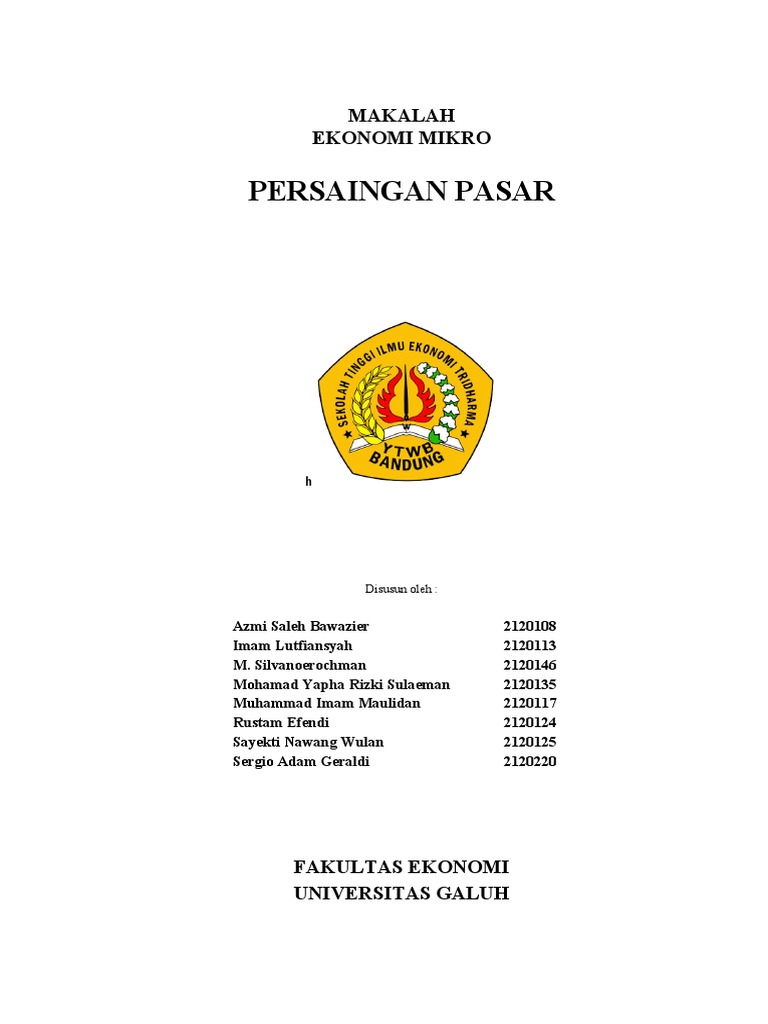 Persaingan Pasar Kelompok 3 | PDF