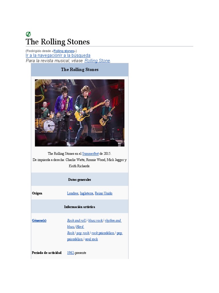 The Rolling Stones | PDF | Los Rolling Stones | Keith Richards