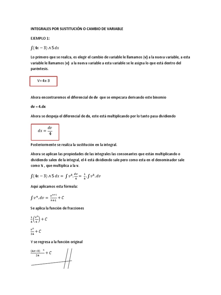 Ejemplos de Integración por Partes | PDF | Integral | Zona