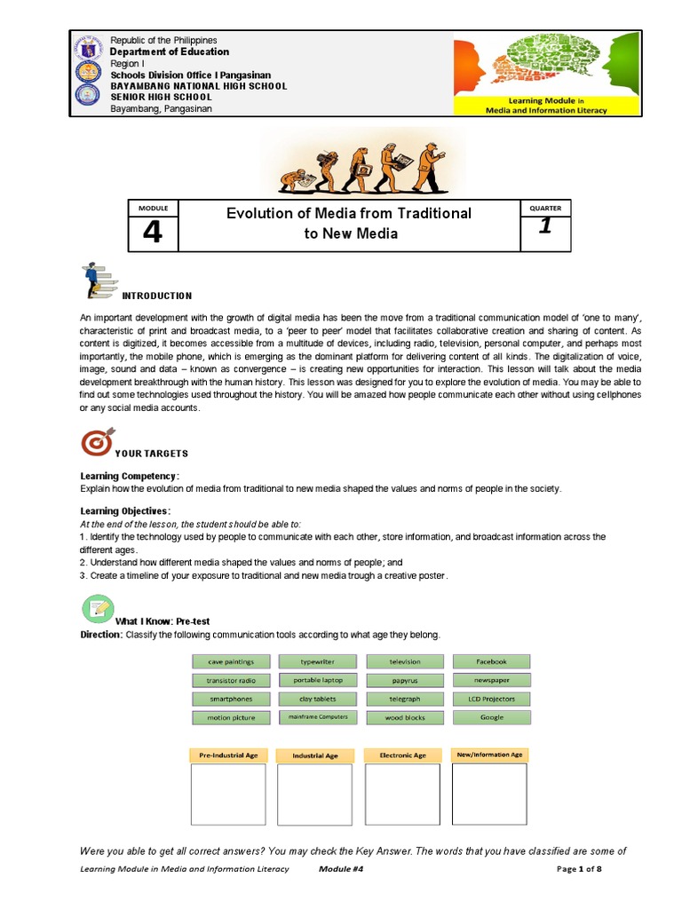 MIL Module 4 | PDF | Mass Media | New Media
