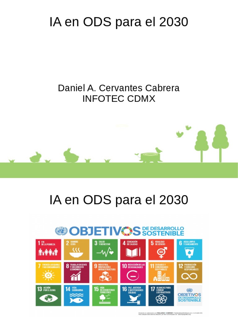 IA y ODS: Hacia un Futuro Sostenible | PDF | Inteligencia artificial ...