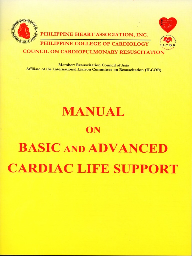 Manual On Basic and Advanced Cardiac Life Support 2015 | PDF