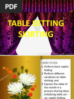 10 Simple Basic Table Skirting Design For Beginners | PDF | Grilling ...
