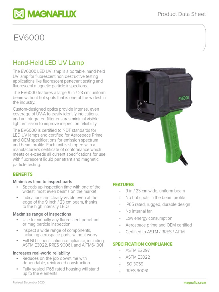 Hand-Held LED UV Lamp: Product Data Sheet | PDF | Ultraviolet ...
