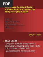Load Combinations NSCP 2015 | PDF | Technology & Engineering