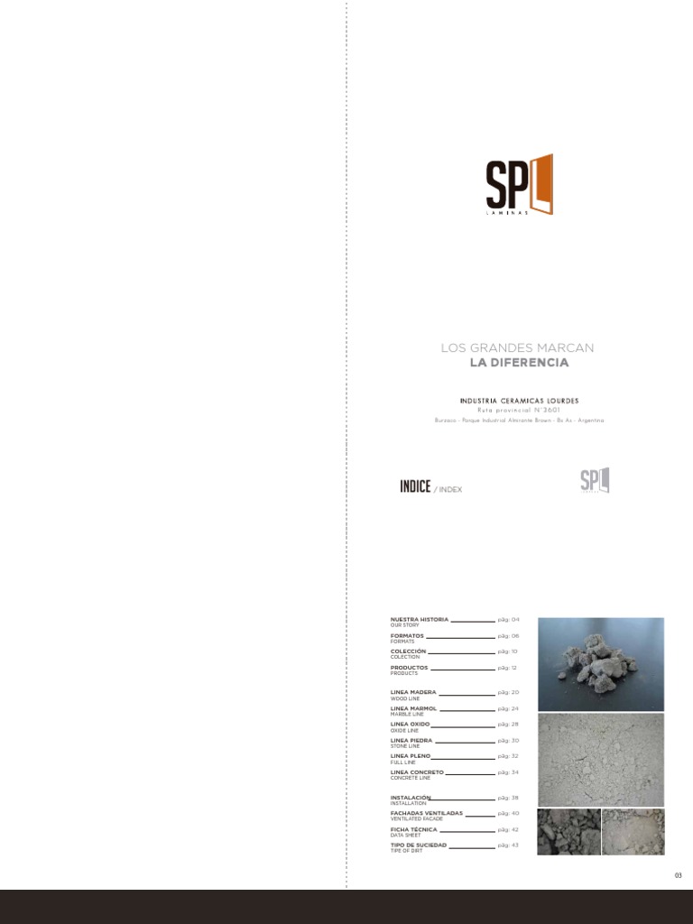 SPL - Catalogo Digital-Ingles español-BAJA | PDF | Hormigón | Ingeniería de Edificación