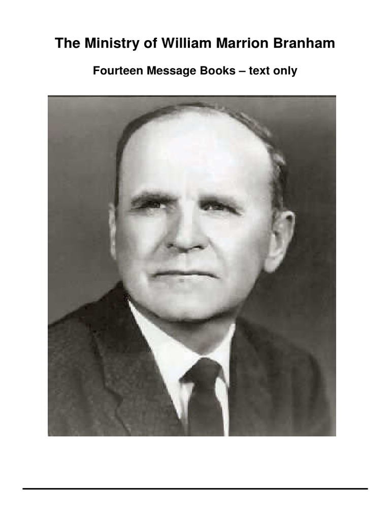 14 Message Books William Branham | PDF | Jesus | Faith Healing