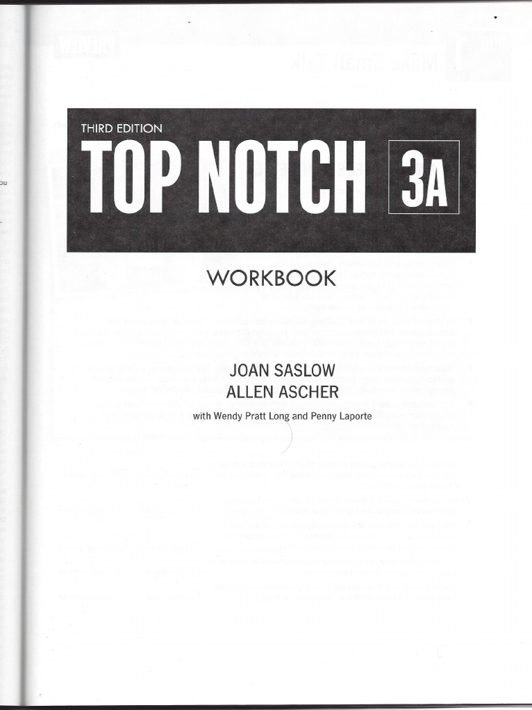 Top Notch 3A Workbook | PDF